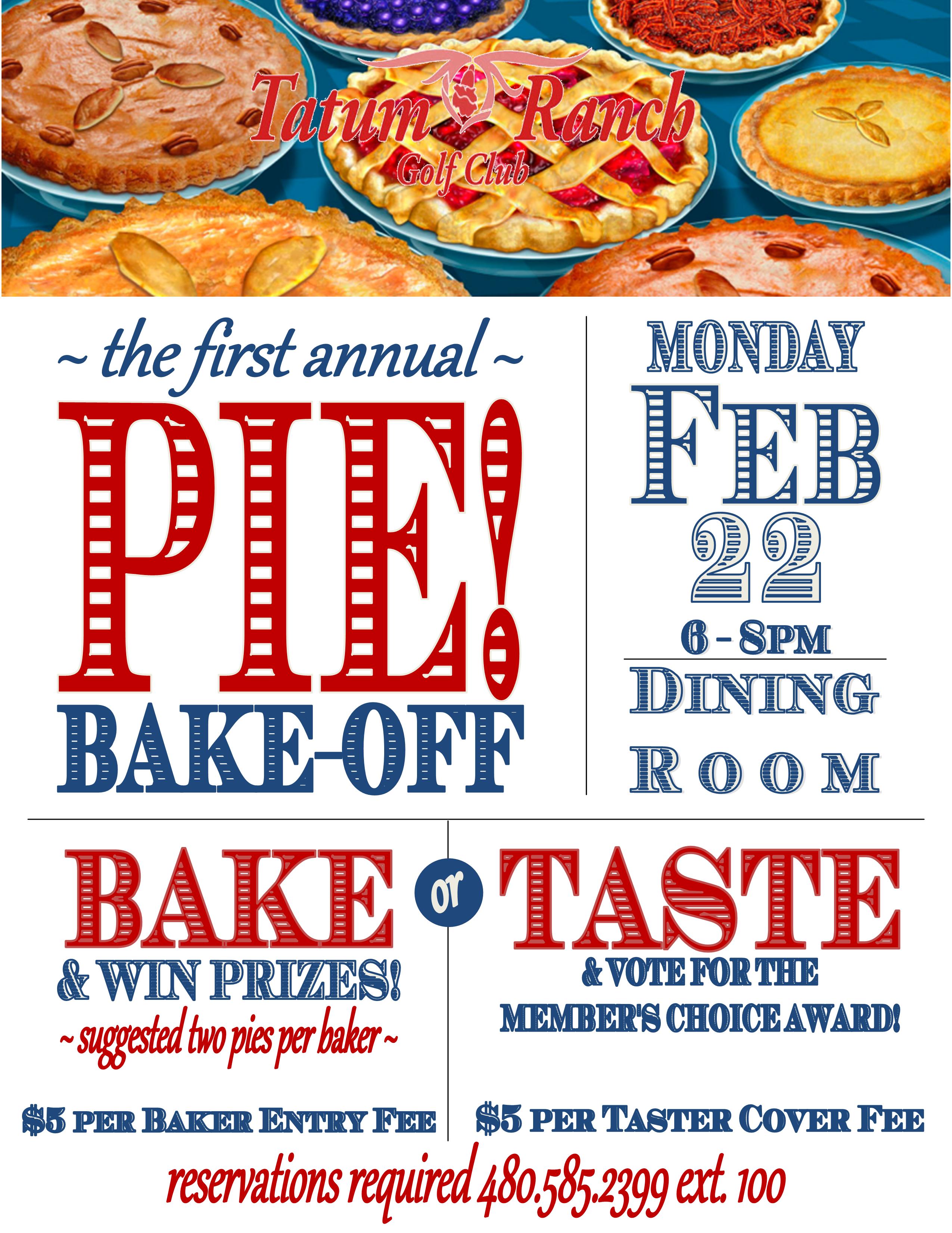 Pie Bake-Off | Tatum Ranch Golf Club